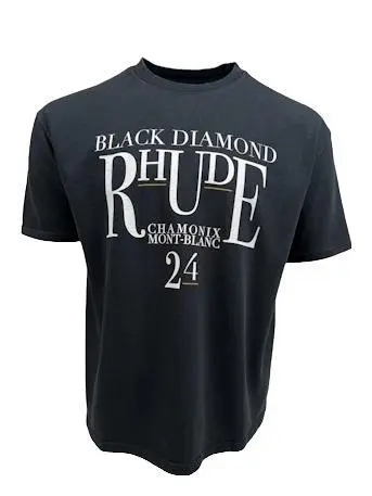 Rhude Diamond Tee Shirt - Black