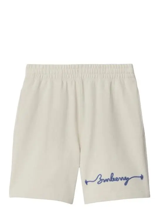 Burberry Cotton Shorts - Sail
