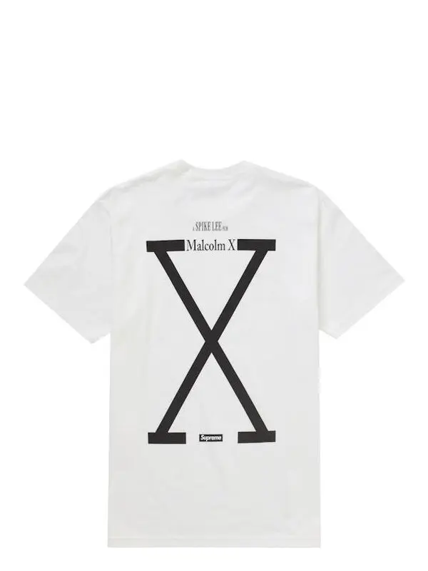 Supreme 40 Acres Malcolm X Tee Shirt - White