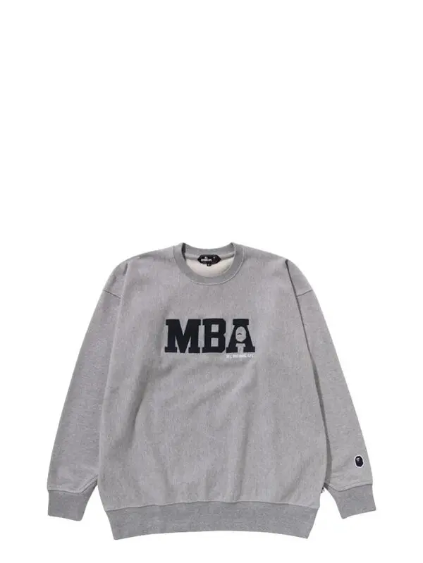 BAPE Pull Over Crewneck Sweatshirt - Gray