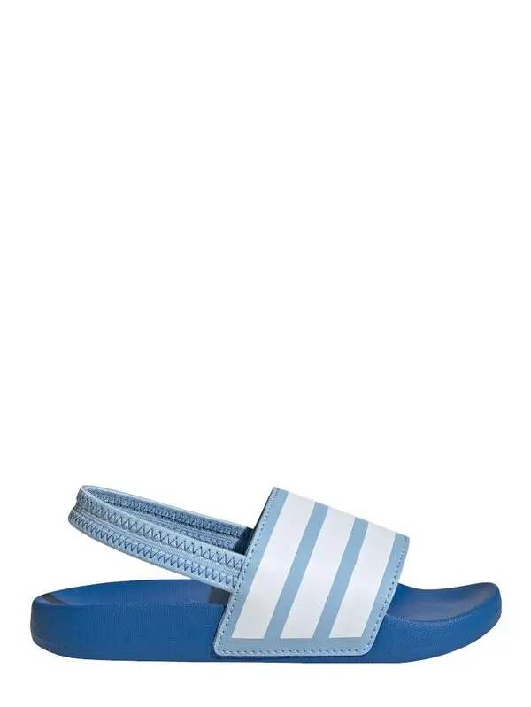 Adidas Adilette Estrap Slides - Clear Sky Blue/cloud White/bright Royal