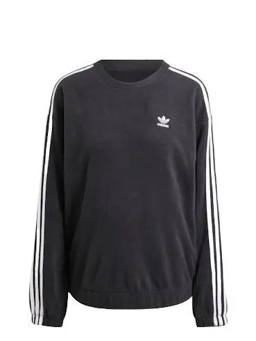 Adidas Polar Fleece Crewneck Sweatshirt - Black