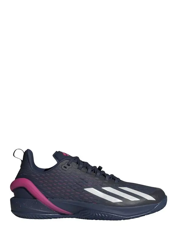 Adidas Adizero Cybersonic Clay Athletic Shoes - Dark Blue/zero Metalic/team Shock Pink 2