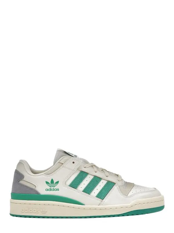 Adidas Forum Low Cl Sneakers - Cream White/green/warm Vanilla