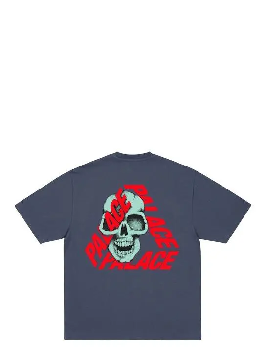 PALACE P3 Skull T-shirt - Navy Blue