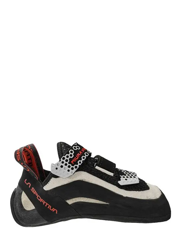 LA SPORTIVA Miura Vs Velcro Climbing Shoes - White/cherry Tomato