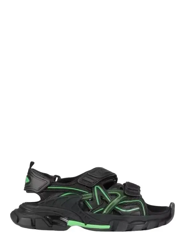 Balenciaga Track 2.0 Sandal - Black/green