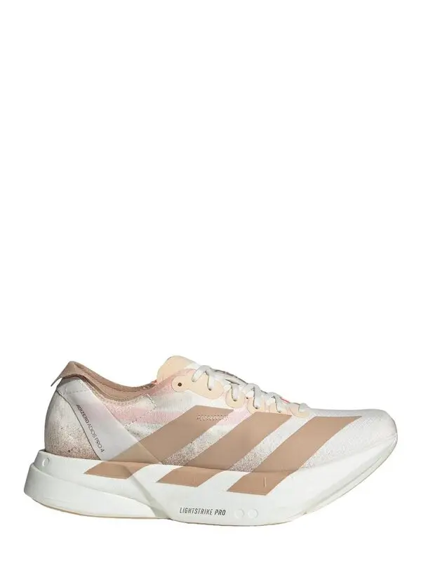 Adidas Adizero Adios Pro 4 Sneakers - Chalk White/warm Sandstone/semi Impact Orange