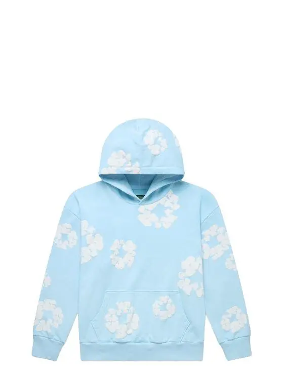 DENIM TEARS The Cotton Wreath Sweatshirt - Powder Blue