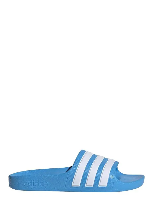 Adidas Adilette Aqua Slides - Blue Burst/cloud White