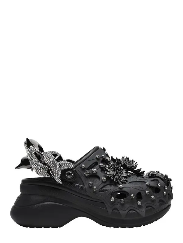 CROCS Classic Bae Clog With Swarovski Embellishments - Black