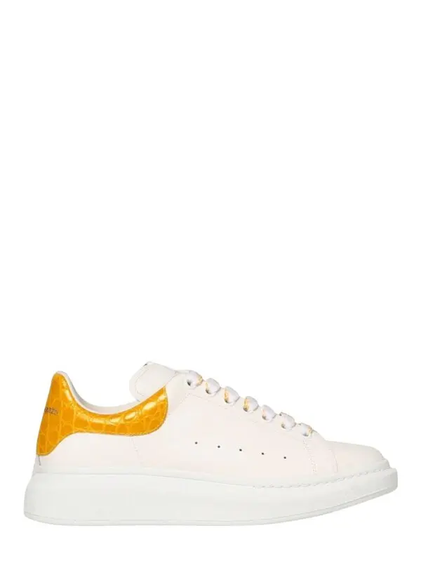 Alexander McQueen Oversized Sneakers - White/yellow Croc