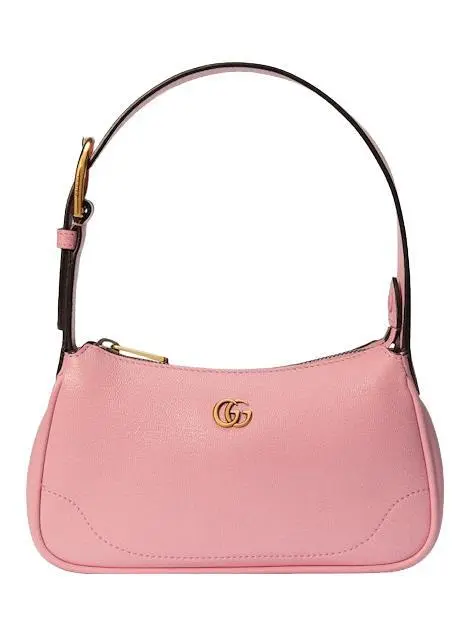 Gucci Aphrodite Shoulder Bag With Double G - Light Pink