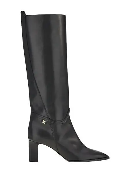 FERRAGAMO Torris Knee-length Heeled Boots - Black