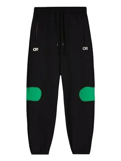 Off-White Diag Outl Block Joggers - Black