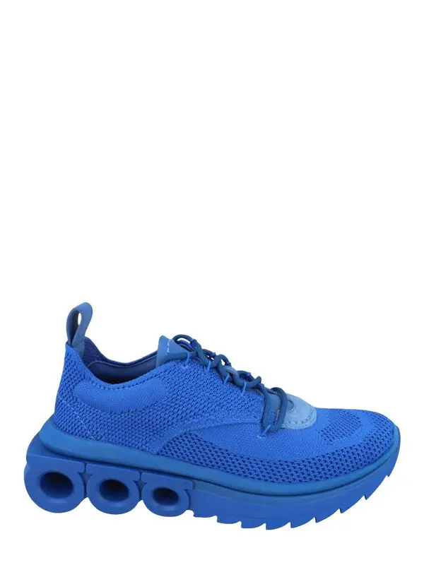 FERRAGAMO Nima Knit Sneakers - Blue