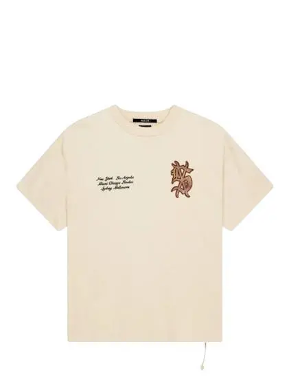 Ksubi Playoff Ekcess Short Sleeve Tee Shirt - Tan