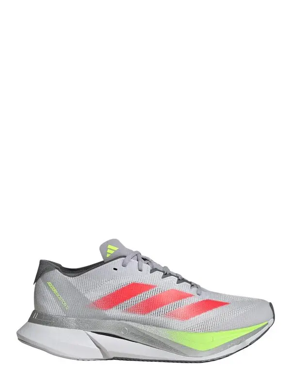 Adidas Adizero Boston 12 Sneakers - Dash Grey/lucid Red/lucid Lemon