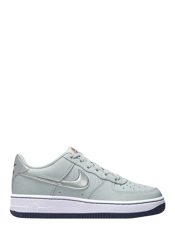 Nike Air Force 1 Low Sneakers - Pure Platinum/barely Grape/midnight Navy Blue