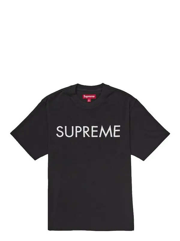 Supreme Capital Short Sleeve Top - Black