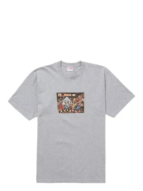 Supreme Ernie Barnes Tee Shirt - Heather Grey