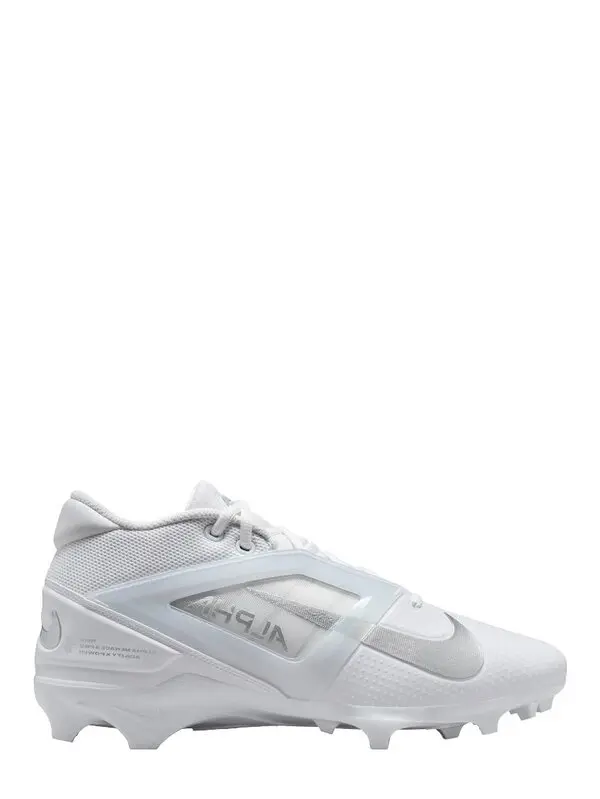 Nike Alpha Menace 4 Pro Football Shoe - White/metallic Silver