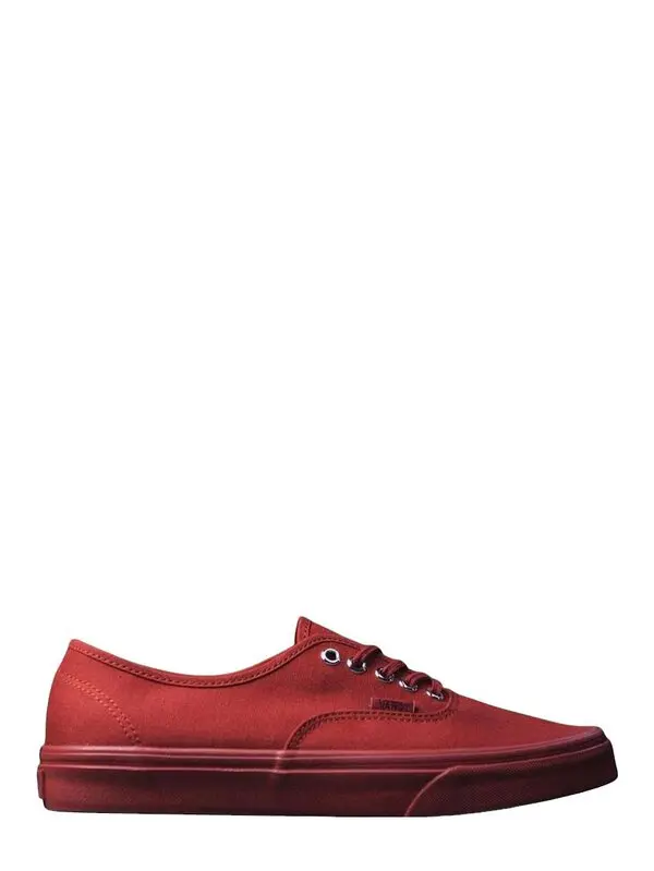 VANS Authentic Primary Monoin Sneakers - Red/silver