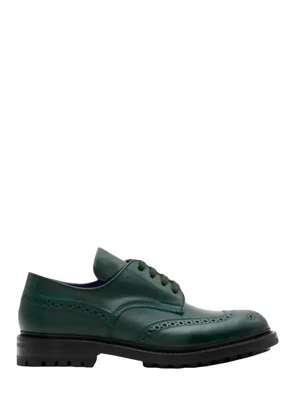 Burberry Leather Devon Brogues - Green
