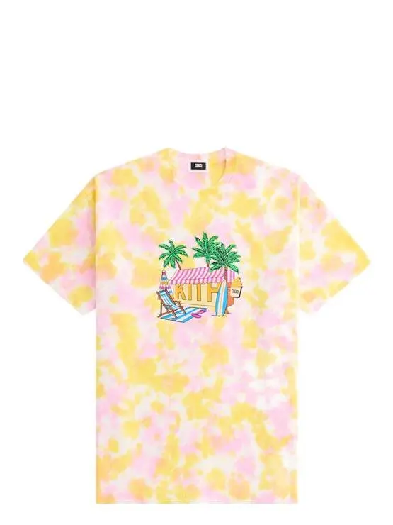Kith Treats Tropical Destination Tee Shirt - Petal