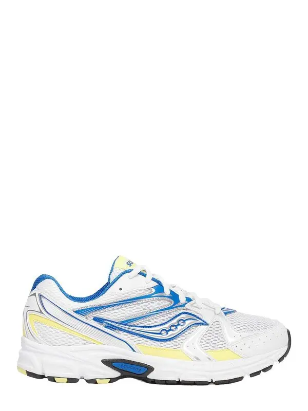Saucony Grid Ride Millennium Sneakers - White/blue/yellow