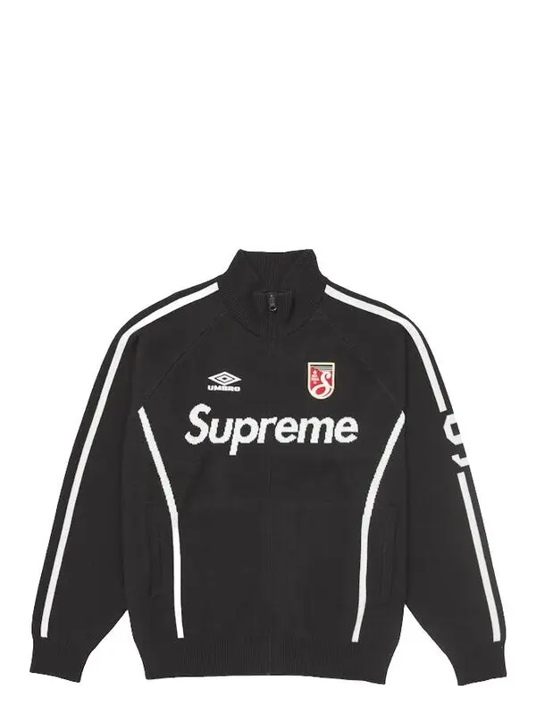 Supreme Umbro Zip-up Sweater - Black