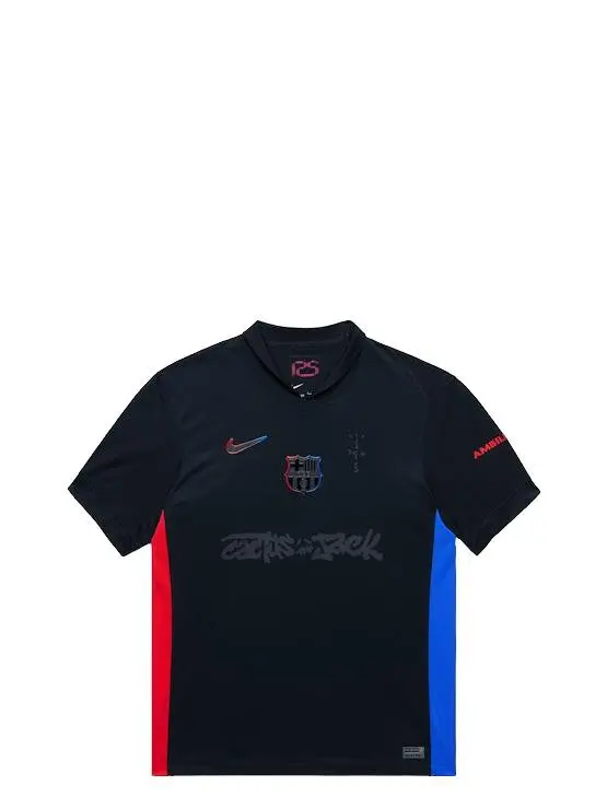 TRAVIS SCOTT X Fc Barcelona 2024/25 Away Match Jersey - Black