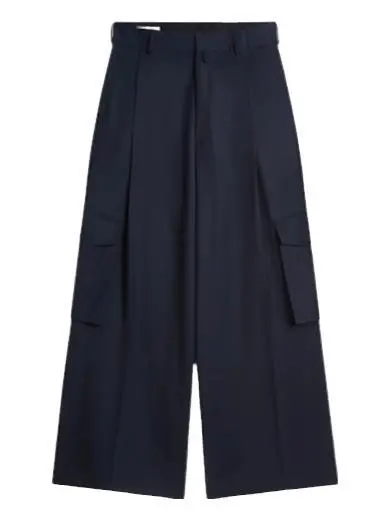 Dries Van Noten Piers Tris Pants - Navy Blue