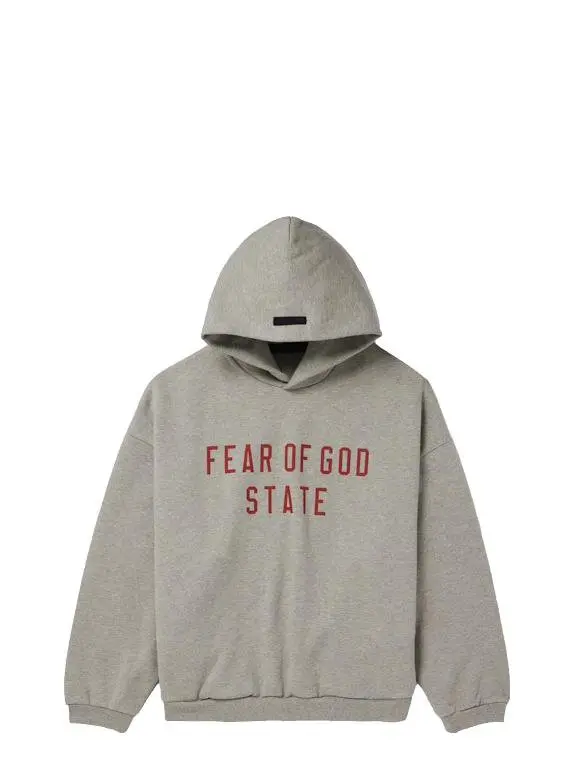Fear Of God Essentials State Hoodie - Dark Heather Grey