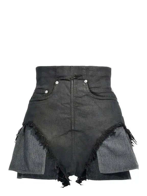 Rick Owens Dirt Cutoffs Shorts - Black/wax