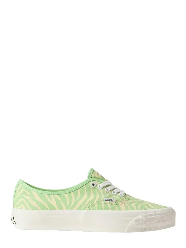 VANS Premium Authentic Sneakers - Zebra Pistachio Green
