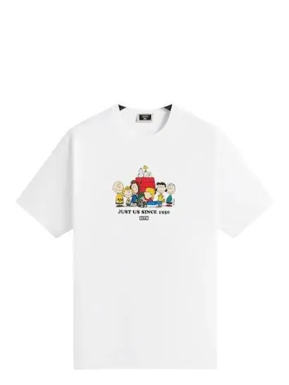 Kith X Peanuts Just Us Since 1950 Tee Shirt - White