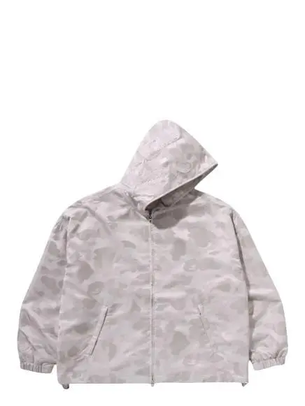 A BATHING APE Camo Shark Full Zip Jacket - Gray