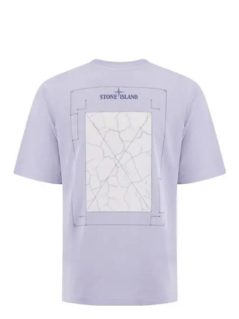 Stone Island Jersey 21002rc T-shirt - Lila
