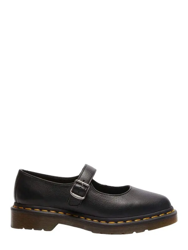 Dr. Martens Elphie Virginia Leather Mary Jane Sneakers - Black