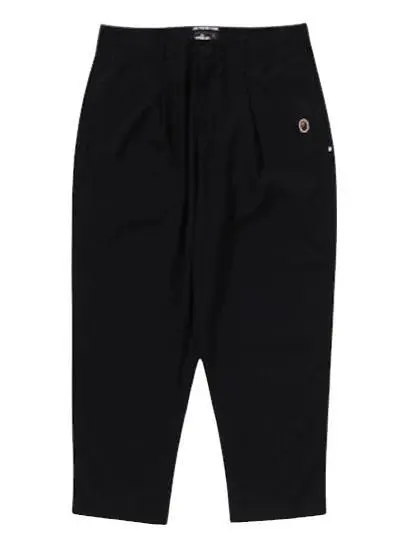 A BATHING APE Mr Bathing Ape Tack Chino Pants - Black