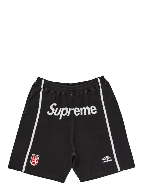 Supreme Umbro Knit Soccer Short - Black