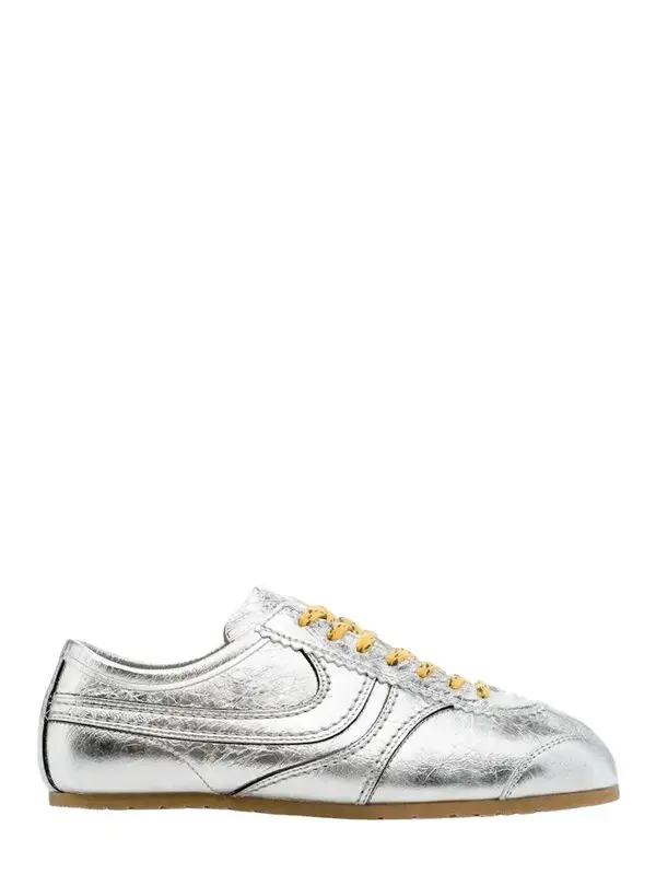 Dries Van Noten Metallic Sneakers - Silver