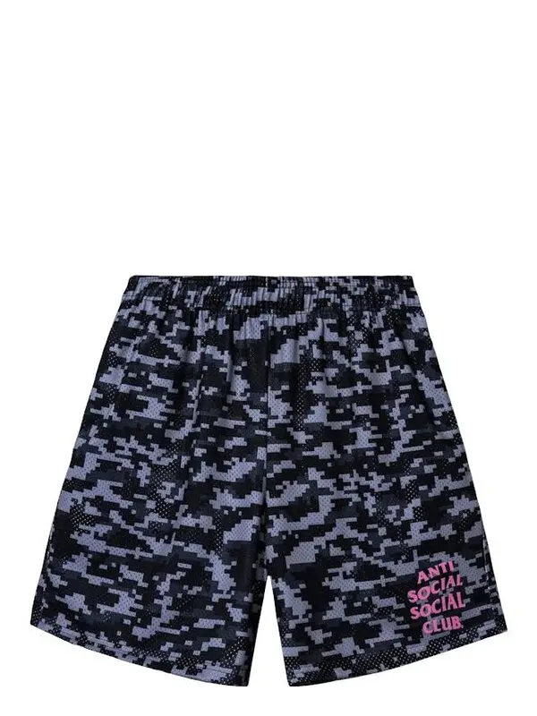 ANTI SOCIAL SOCIAL CLUB Pixel Camo Shorts - Black