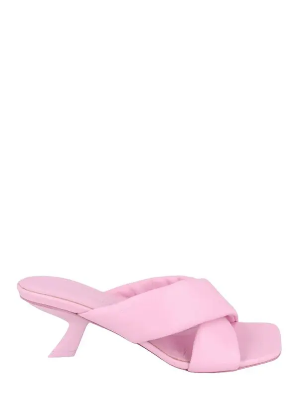 FERRAGAMO Aldura Heel Sandals - Pink