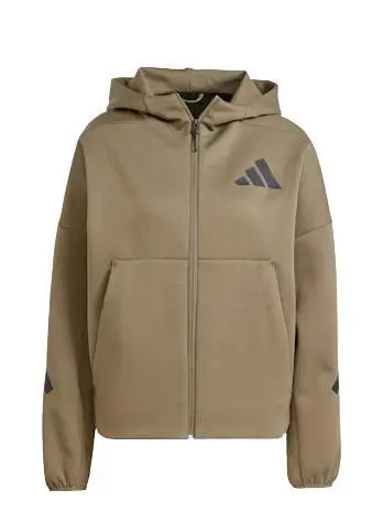 Adidas Z.n.e. Full-zip Hoodie - Olive Strata
