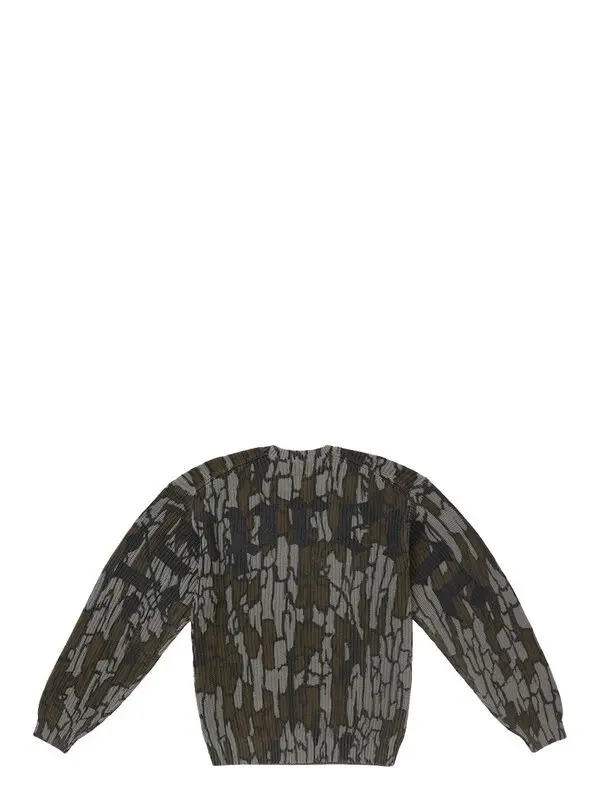 Supreme Old English Printed Sweater - Mossy Oak Trebark Camo