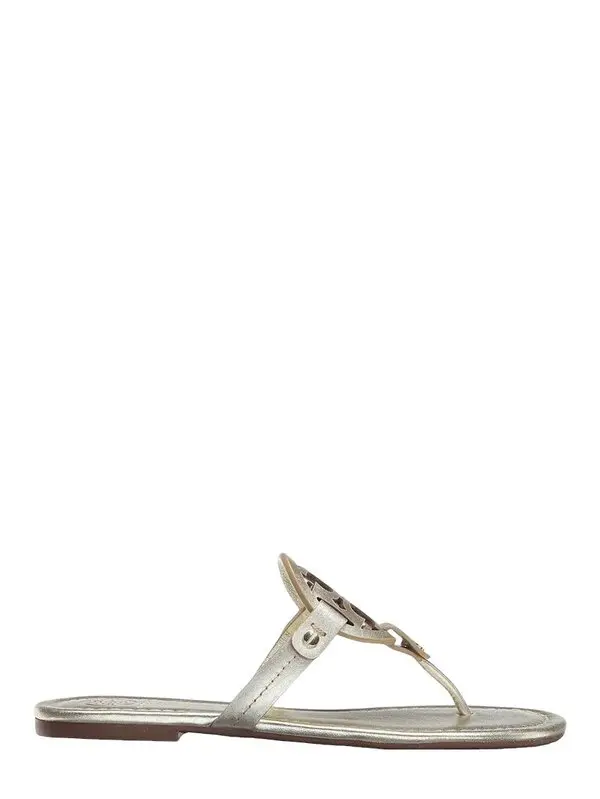 Tory Burch Metallic Miller Sandals - Spark Gold