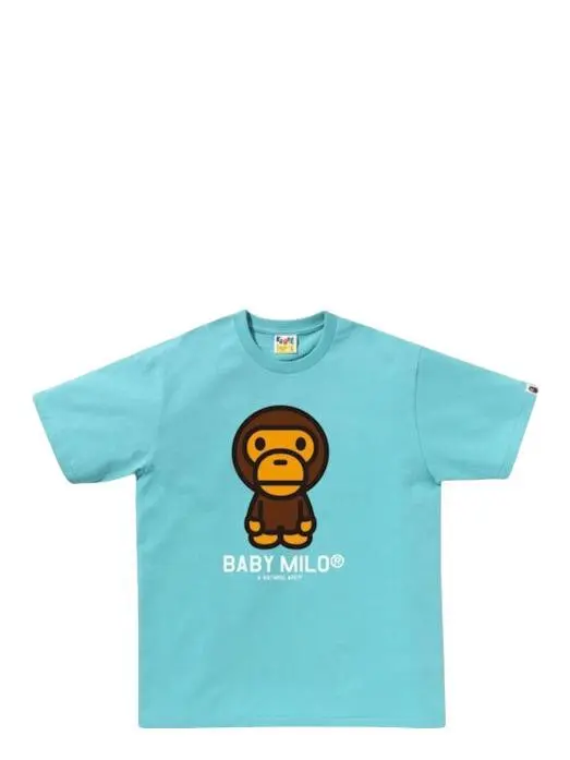 A BATHING APE Baby Milo Tee Shirt - Blue