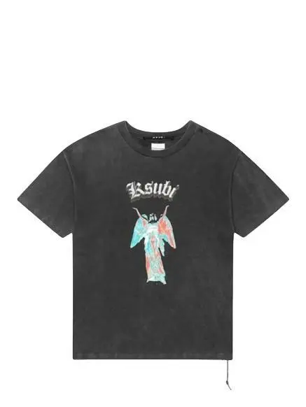 Ksubi Angelik Ekcess Short Sleeve Tee Shirt - Black
